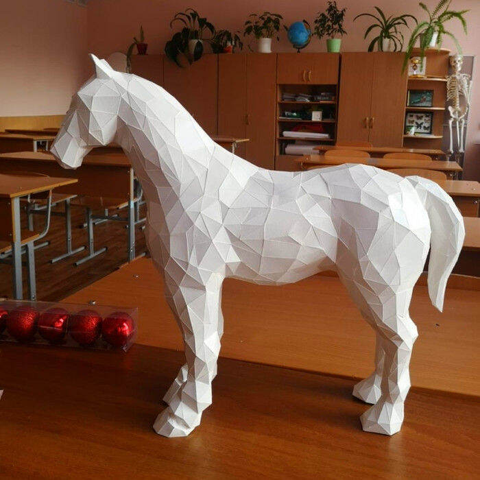 Low Poly Horse Papercraft | Lazada Indonesia