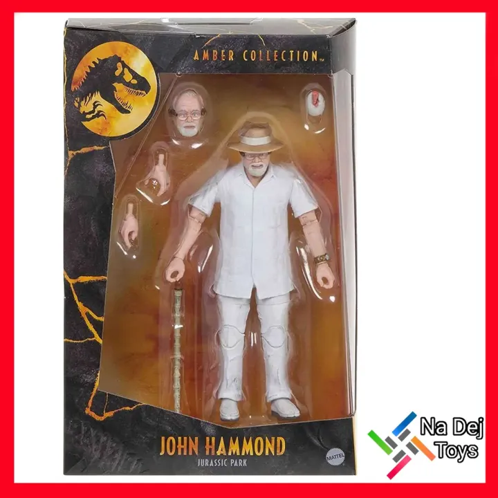 Mattel Juric World Amber Collection John Hammond 6 Figure จูราสสิค ...