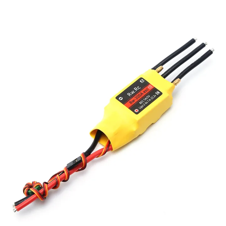 200A Brushless ESC Bidirectional Electronic Speed Controller for RC Car ...
