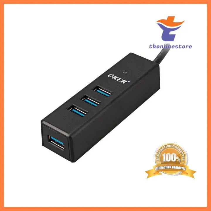 บริการเก็บเงินปลายทาง HUB USB 4 Port V.3.0 OKER (H-341) Black ใครยังไม่ลอง ถือว่าพลาดมาก ...