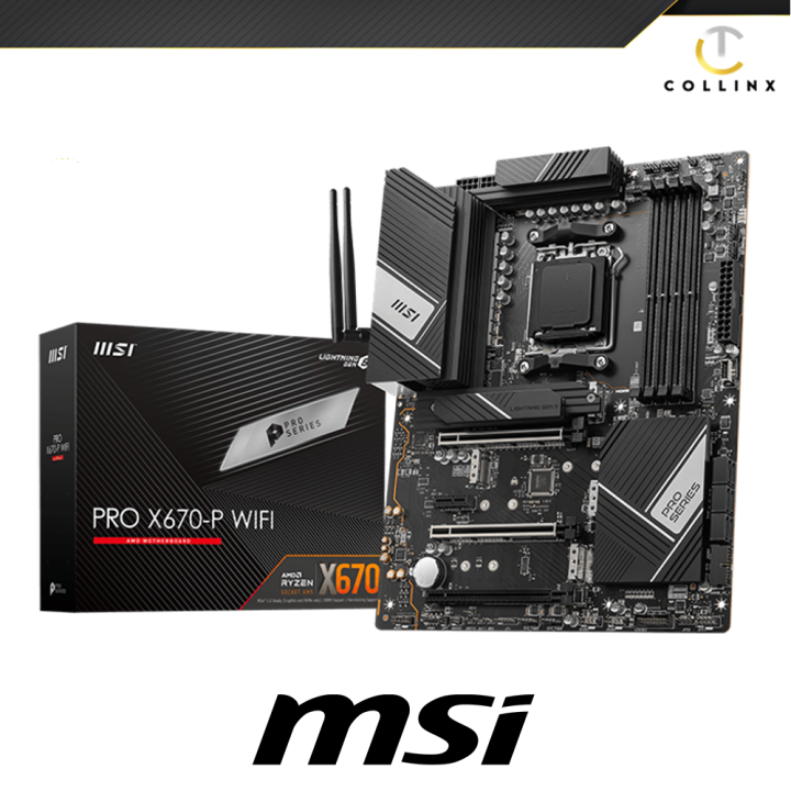MSI PRO X670-P WIFI Motherboard | Support AMD Ryzen 7000 Series Desktop ...