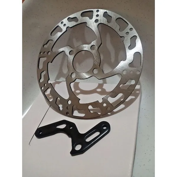 LIGHTEN DISC W BRACKET RAIDER 150 FICARB (for round hub)♝ | Lazada PH