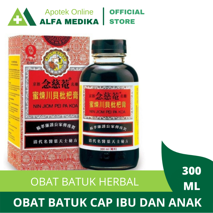 Obat Batuk Ibu Dan Anak (King To Nin Jiom Pei Pa Koa) 300 mL - Obat ...