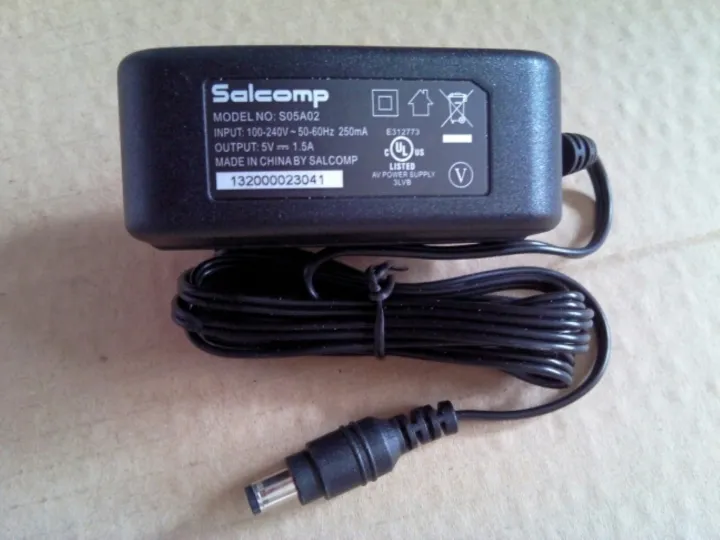 ใหม่ล่าสุด Sercom Salcomp 5V1.5A อะแดปเตอร์เราเตอร์โมเด็มออปติคอลพร้อม ...