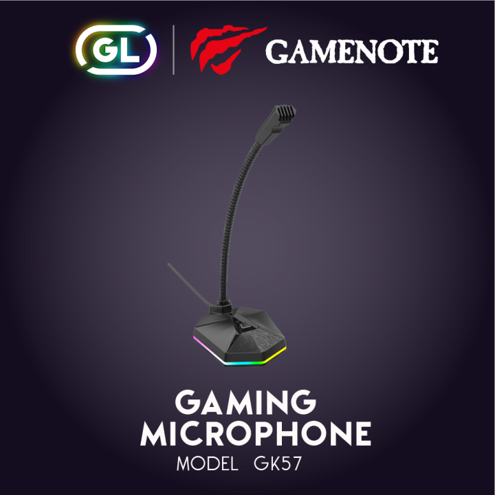 ไมโครโฟนเกมมิ่ง Gamenote Gaming Microphone GK57 | Lazada.co.th