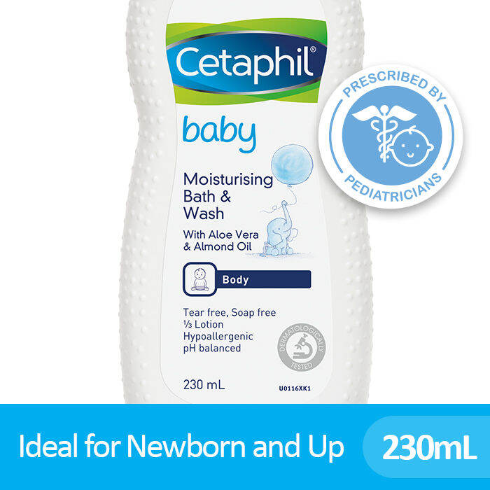 Cetaphil Baby Ultra Moisturizing Bath & Wash 230ml [with Aloe Vera and ...