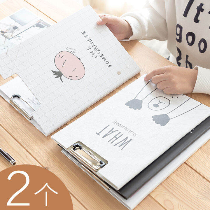 A4 paper double-board folder board Students use Korean file folders to ...