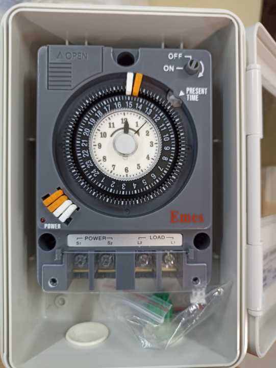 EMES Analogue time switch 24h time switch 30A timer feeder pillar use ...