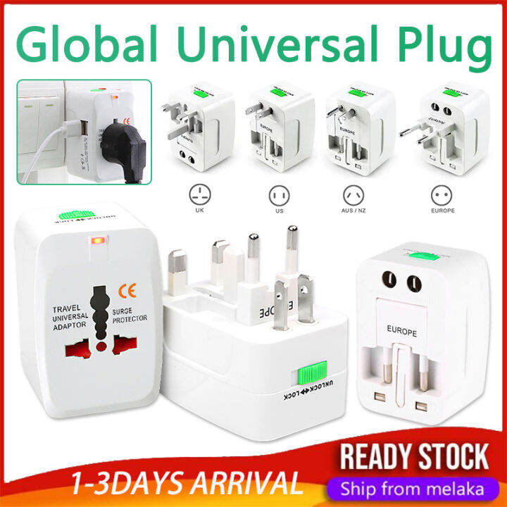Universal Travel USB Conversion Socket Travel Adapter All-in-one International World Travel AC ...
