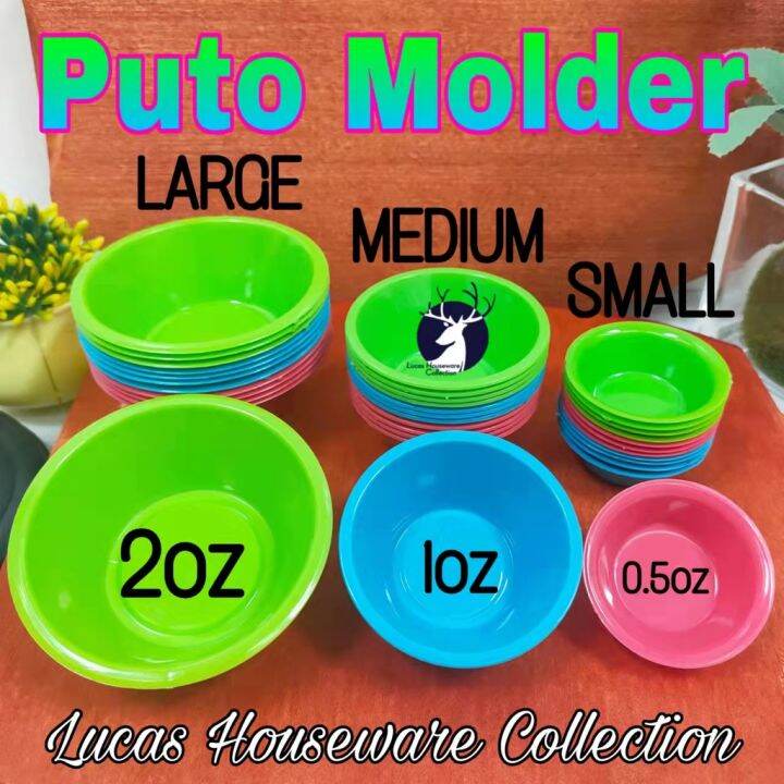 48PCS HIGH-QUALITY PUTO MOLDER LARGE MEDIUM SMALL MEMULTICOLOR BAKING ...