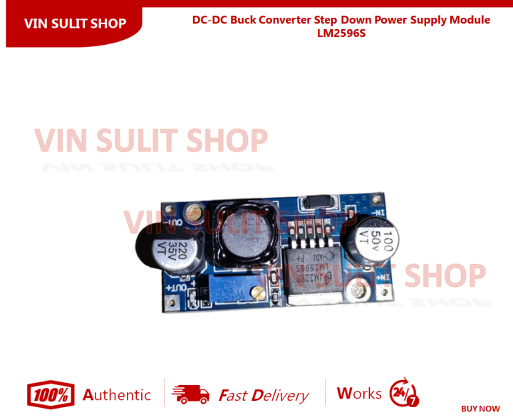 DC-DC Buck Converter Step Down Power Supply Module LM2596S | Lazada PH