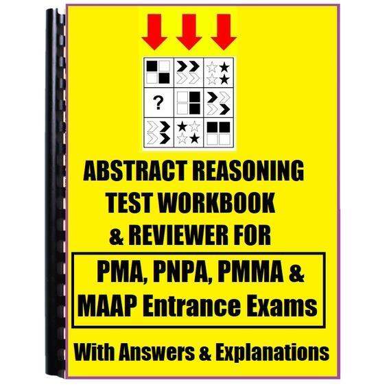 hvjk93 Abstract Reasoning Reviewer Workbook for PMA PNPA PMMA and MAAP ...