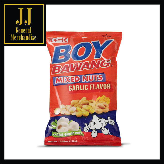 Boy Bawang Mixed Nuts Garlic Flavor 85g | Lazada PH