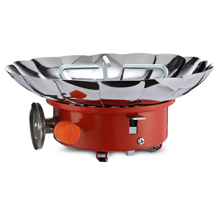 Lightweight outdoor single burner butane gas stove portable camping ...