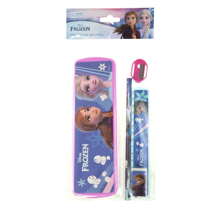 Disney Frozen Pencil Case With Stationery Set | Lazada