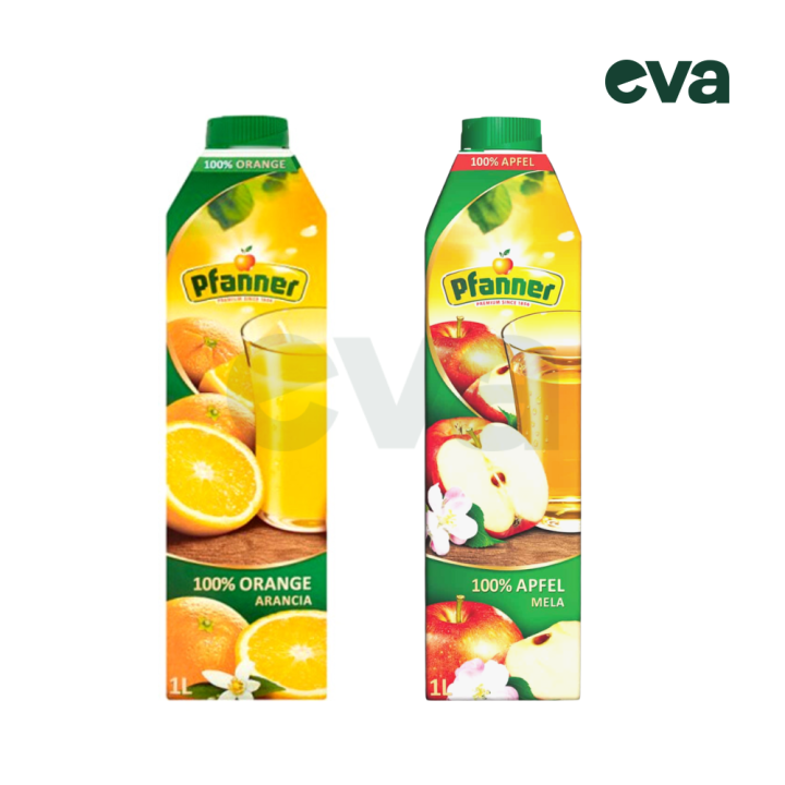 [AUSTRIA MADE] PFANNER 100% FRUIT JUICE (1L)- APPLE JUICE | Lazada
