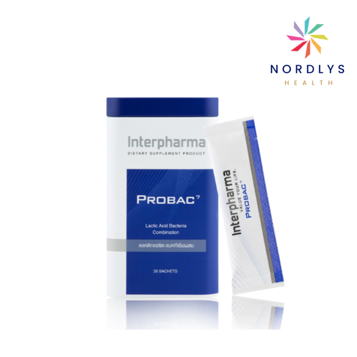 Probac7 30 ซอง โปรไบโอติกและพรีไบโอติก Interpharma Probac | Lazada.co.th