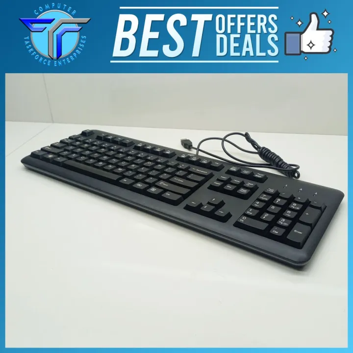 keyboard Hp USB Keyboard All Black KU-1156 Model | Lazada PH