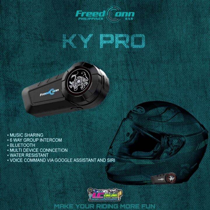 Freedconn Ky Pro Bluetooth Intercom | Lazada PH