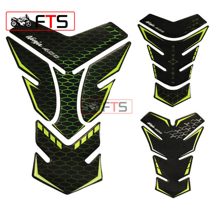 Fentlles Fuel Tank Pad Protector Decal Stickers Case For Kawasaki Ninja ...