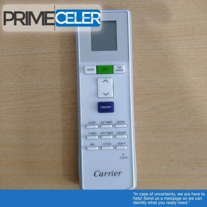 [Hot sales] Remote Control for Aircon Carrier Model No. WCARH09 012 and ...