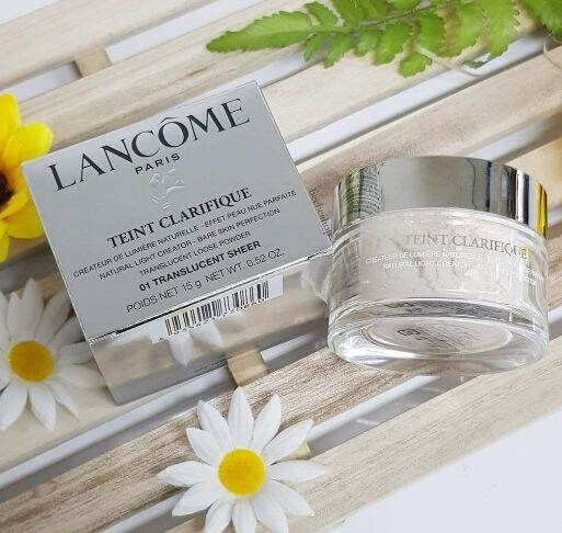 Lancome Teint Clarifique loose powder // 01 translucent sheer | Lazada ...