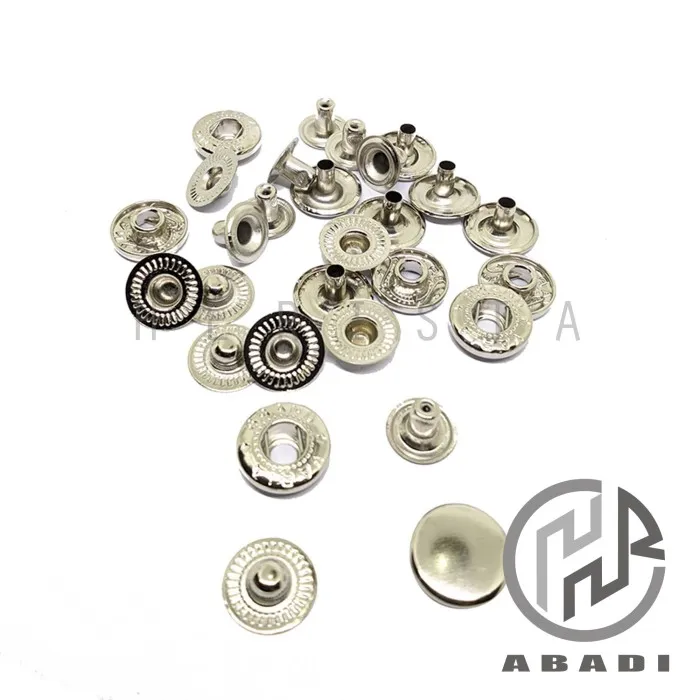 36 SET KANCING JEPRET CETET BESI / KANCING SNAP 15 Mm V 7060 MURAH ...