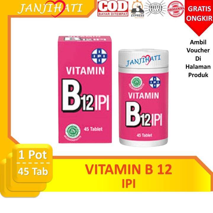 Vitamin B12 IPI 1 Box isi 45 tablet | Lazada Indonesia