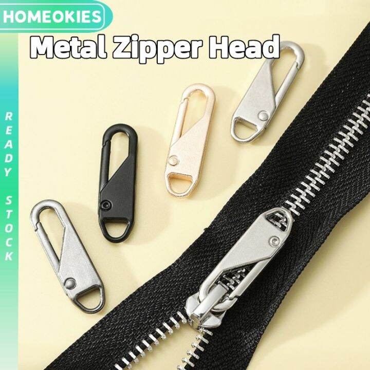 1Pc Detachable Metal Zipper Head Multifunctional Durable Zipper Heads ...