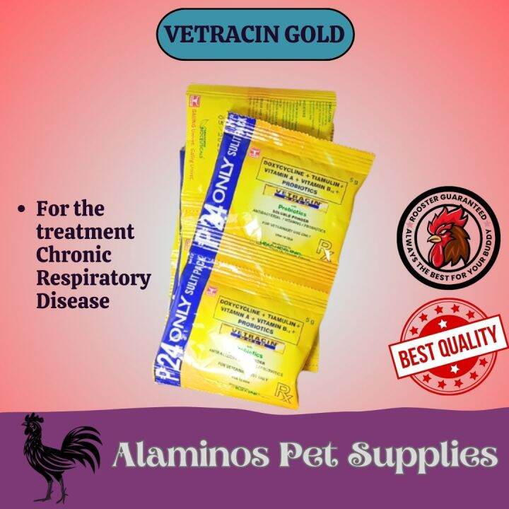 [APS] 10 SACHET VETRACIN GOLD/Powder FOR ANTIBACTERIAL/ MANOK PANABONG ...