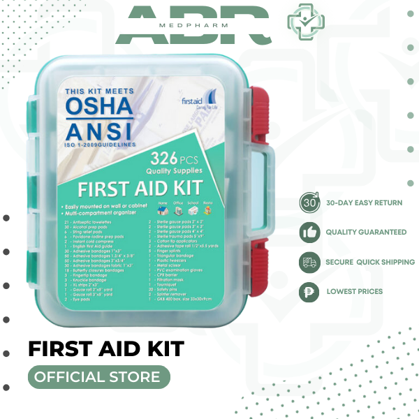 First Aid Kits 326pcs OSHA ANSI | Lazada PH