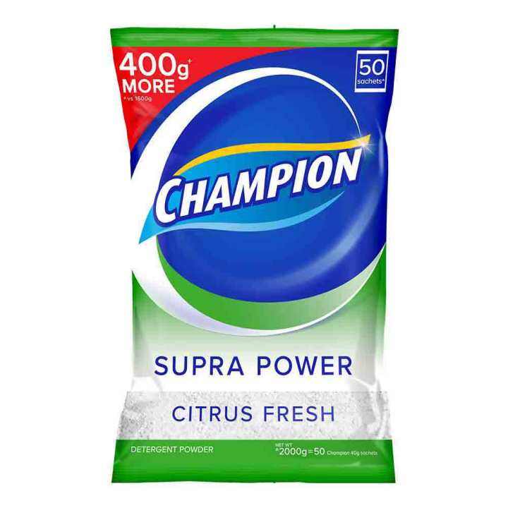 Champion Powder Citrus Fresh 2kg | Lazada PH