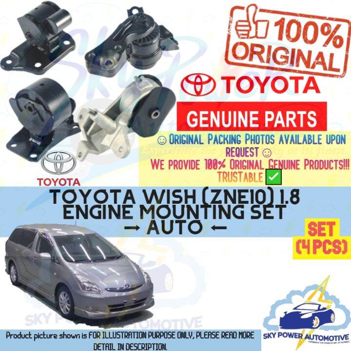 TOYOTA WISH (ZNE10) 1.8 (AUTO) (2003-2008) 100% ORIGINAL TOYOTA GENUINE ...