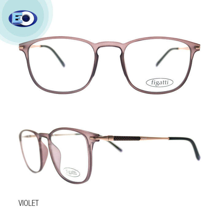 Eo Figatti Fg19157 Frame With Multicoated Lens Non Graded Eyeglasses