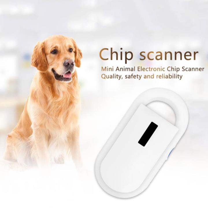 Handheld Pet ID Microchip Scanner สุนัขแบบชาร์จไฟได้ Cat Animal RFID ...