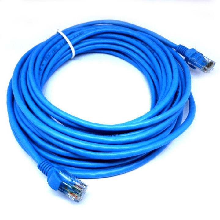 KABEL LAN 30 METER BIRU SUDAH TERPASANG RJ45 LAN CABLE | Lazada Indonesia