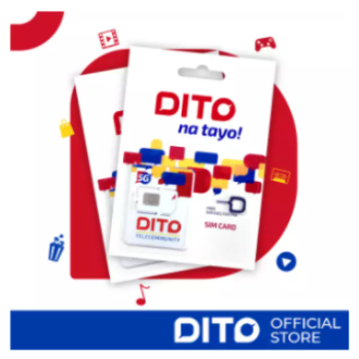 5GB DITO LTE Sim Card Prepaid Tri cut regular, nano and micro with Free ...