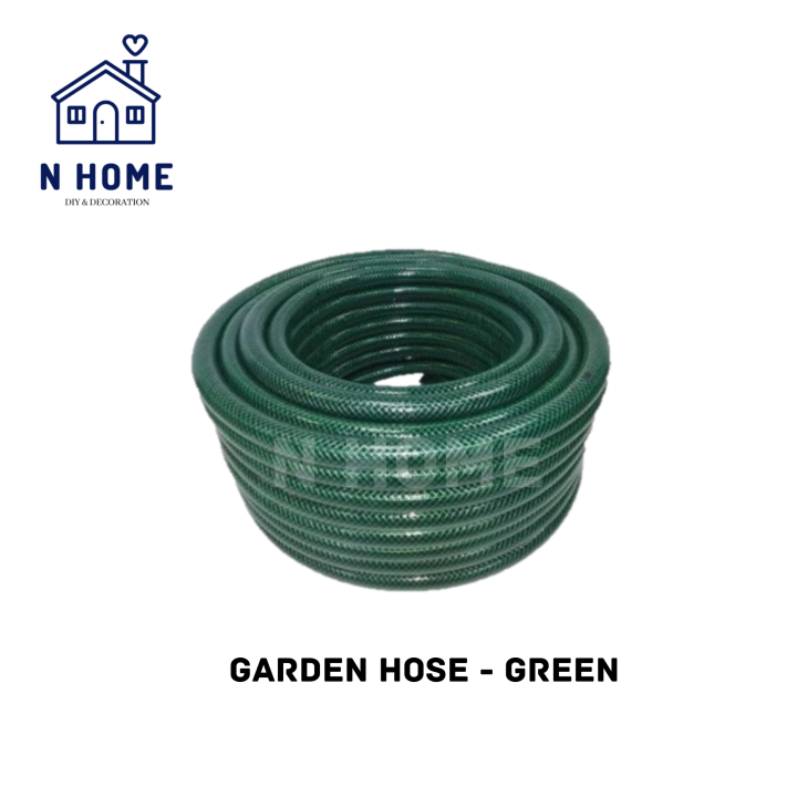 REINFORCED PVC GARDEN HOSE GREEN GETAH PAIP RUMAH PAIP AIR 胶喉 水喉 10M ...