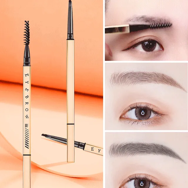 Small gold bar thin double ended small triangle eyebrow pencil | Lazada PH