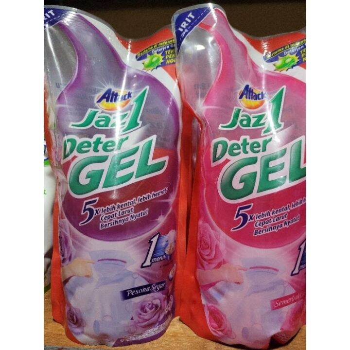 DETERJEN CAIR ATTACK JAZ 1 DETER GEL 750 ML | Lazada Indonesia
