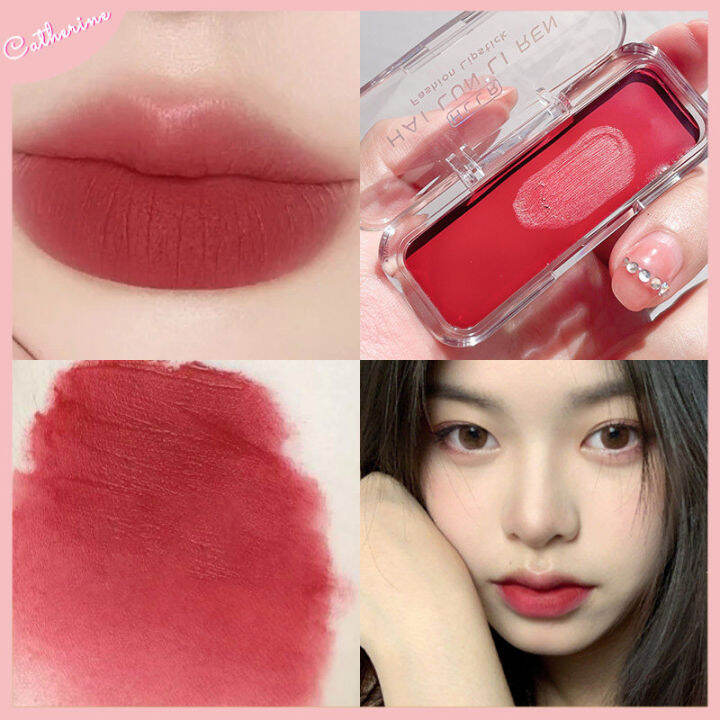 Smooth Lip Mud Matte Velvet Mist Lip Glaze Garis Bibir Tak Terlihat ...