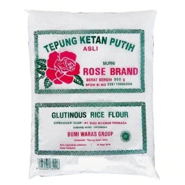 Rose Brand Tepung Beras Ketan 500 gr 1 dus isi 20 pcs | Lazada Indonesia