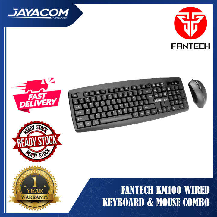 Fantech KM100 Wired Keyboard & Mouse Combo | Lazada