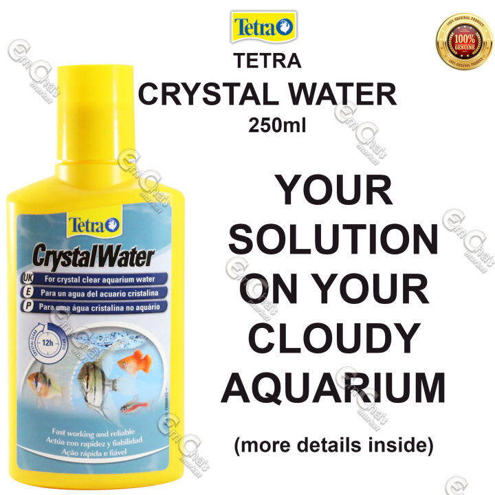 TETRA CRYSTAL WATER 250ml Water Clarifier (acc) Aquarium Clarifier ...