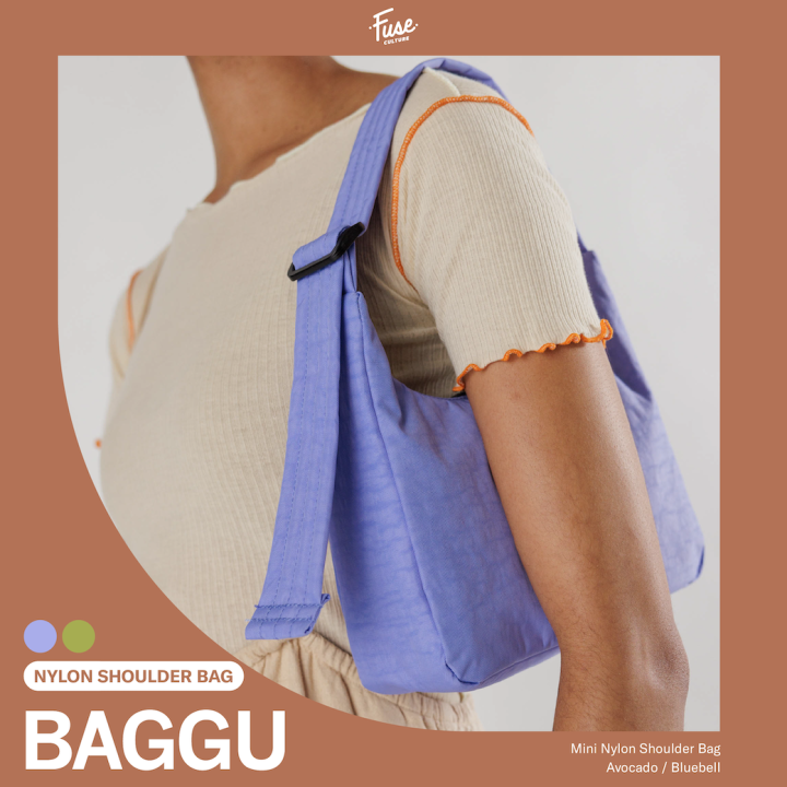 พร้อมส่ง BAGGU Mini Nylon Shoulder Bag กระเป๋าสะพายไหล่ | Lazada.co.th