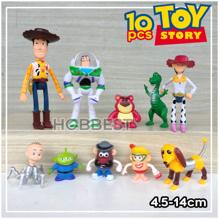 TOY STORY 3 set isi 10 pcs - Action Figure Miniatur Mainan Pajangan ...