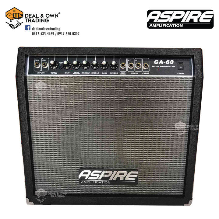 Aspire GA-60 Electric Guitar Amplifier 60 Watts | Lazada PH