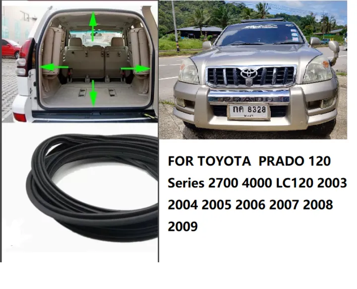 Rear Door Weatherstrip Tailgate Rubber Seal Strip For Toyota Toyota ...