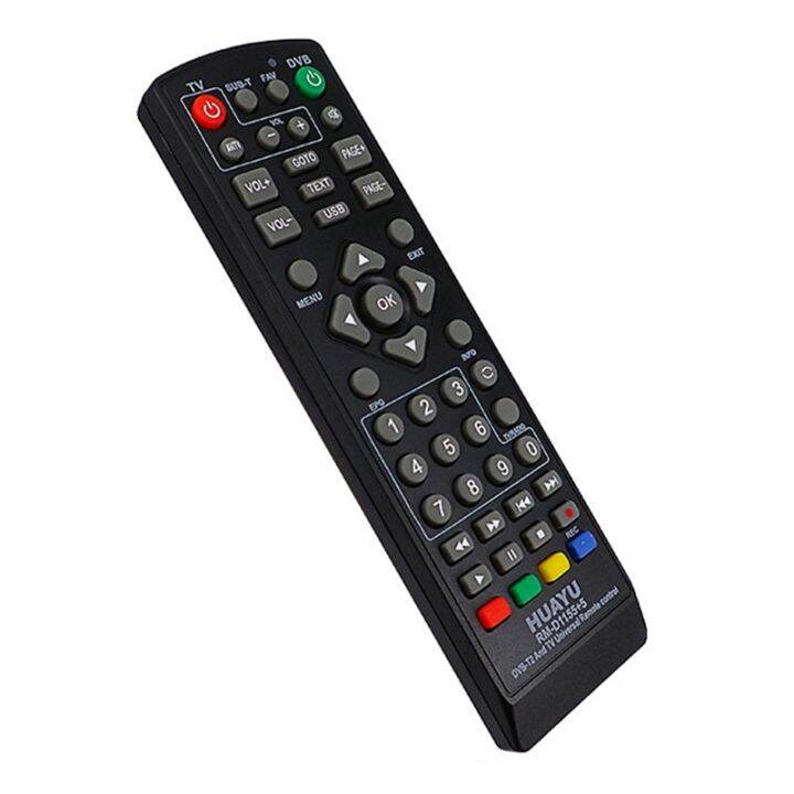รีโมทคอนโทรลทีวีอเนกประสงค์ HUAYU Dvb-T2รีโมทคอนโทรลดาวเทียม Rm-D1155 ...