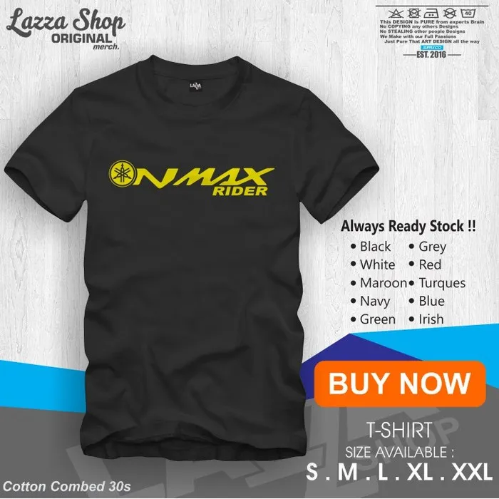 เสื้อยืด/เสื้อ/เสื้อยืด Yamaha NMax Rider Cool Distro | Lazada.co.th